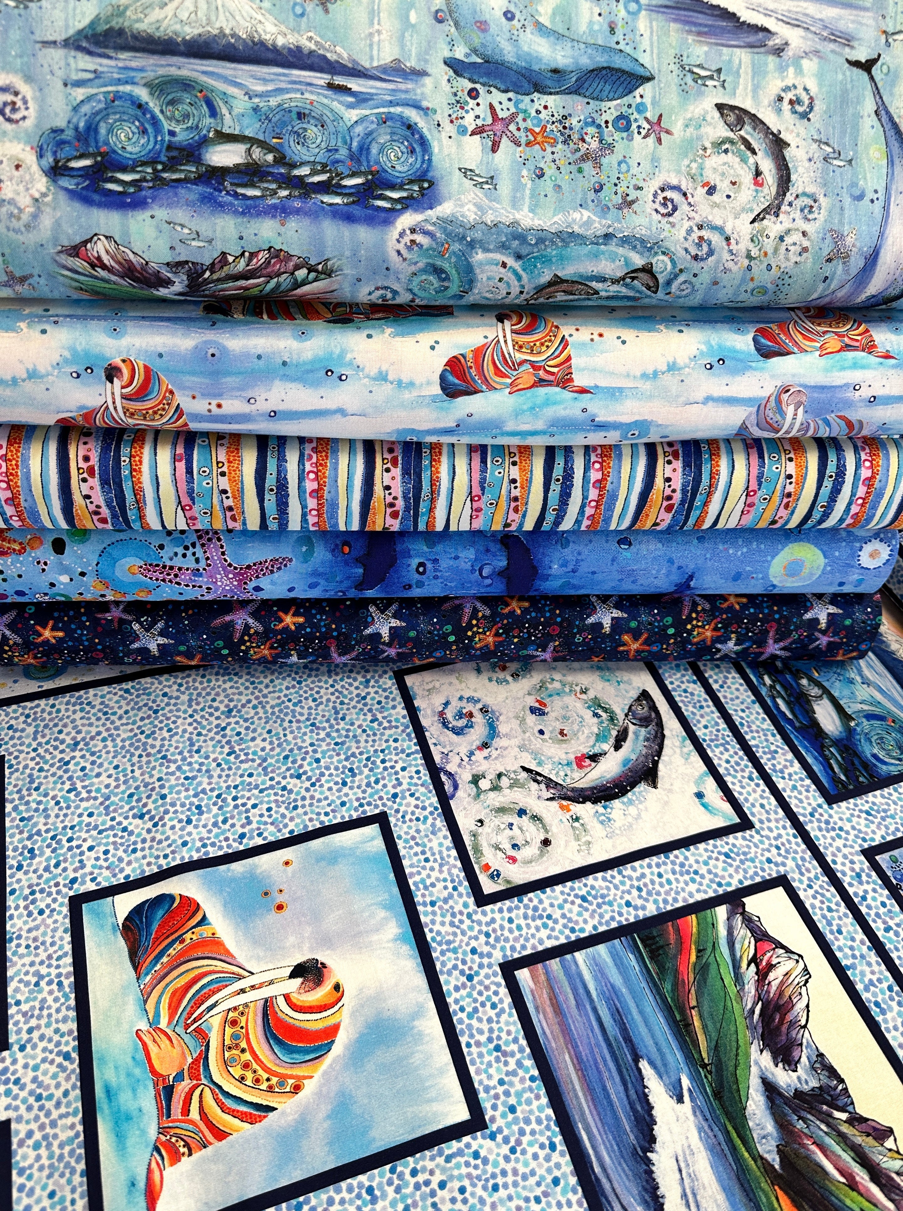 Preorder Collection: Wild Waters by Dawn Gerety – The Fabric Candy Shoppe