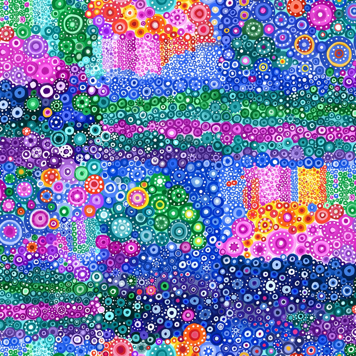 Good Vibes Rainbow U5093H-181 Cotton Woven Fabric – The Fabric Candy Shoppe