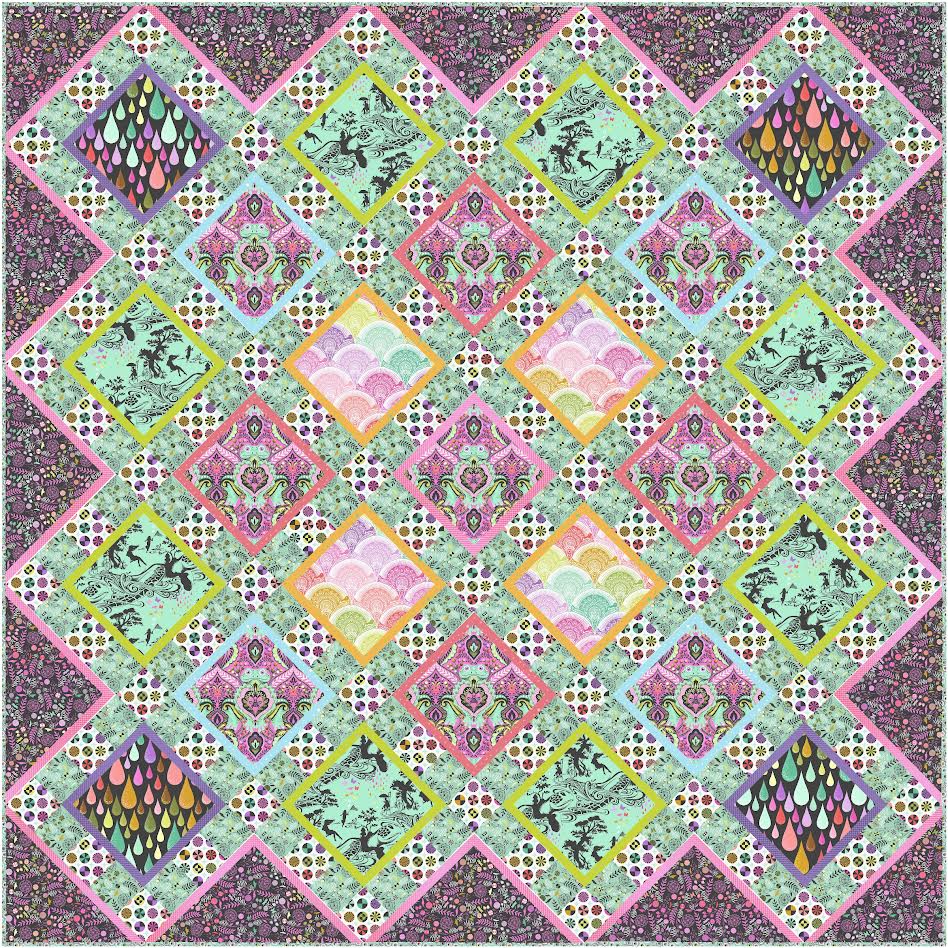 Preorder July 2026: Prince Charming Deja Vu Tula Pink Leap Frog Quilt ...