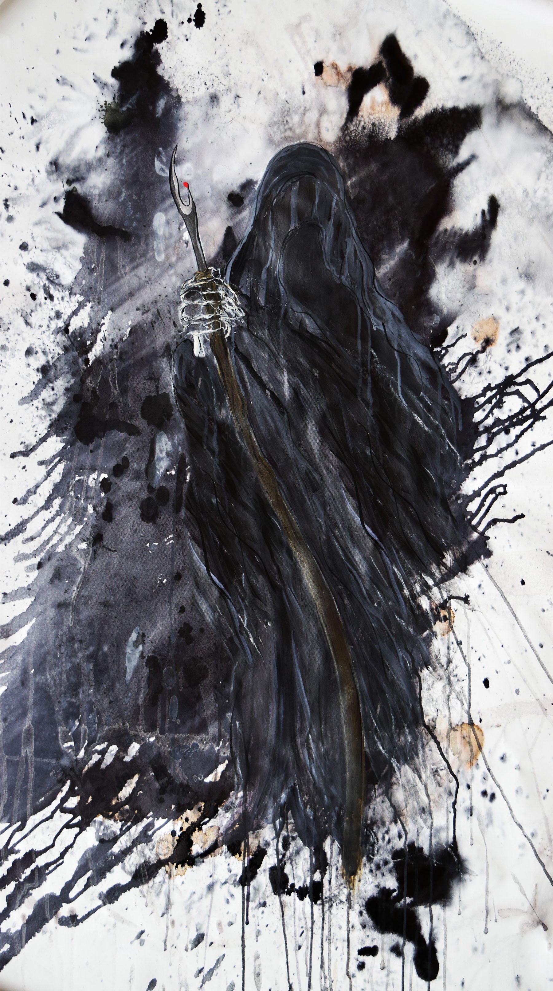 Amok by Stephanie Brandenburg of Frond Design Studios 24" Panel Grim S ...