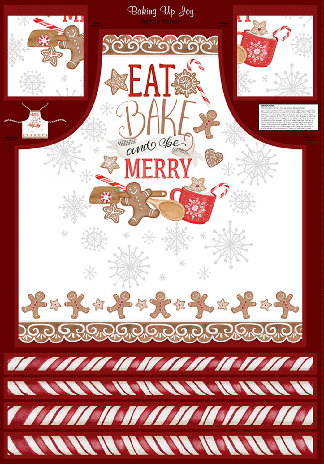 Baking Up Joy by Danielle Leone 30" Panel Apron 27703-321 – The Fabric ...