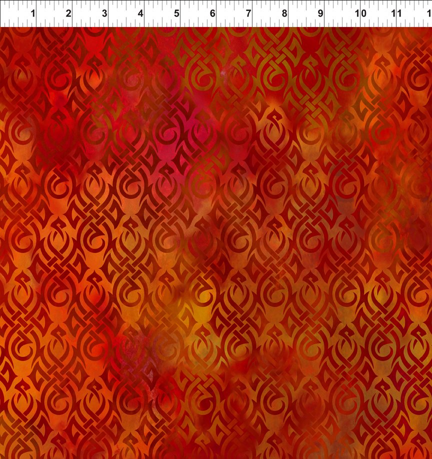 Dragons Flames Red/Orange 5DRG-1 Cotton Woven Fabric – The Fabric Candy ...