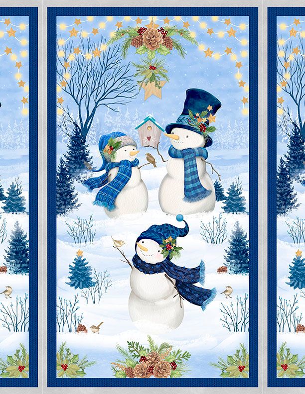 Preorder June 2026: Let It Snow-Man 24" Panel Multi 27751-417 by Danie ...