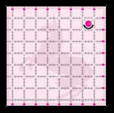 New Arrival: Tula Pink Hardware 8.5in x 8.5in Unicorn Ruler TP2SQ8 Rul ...