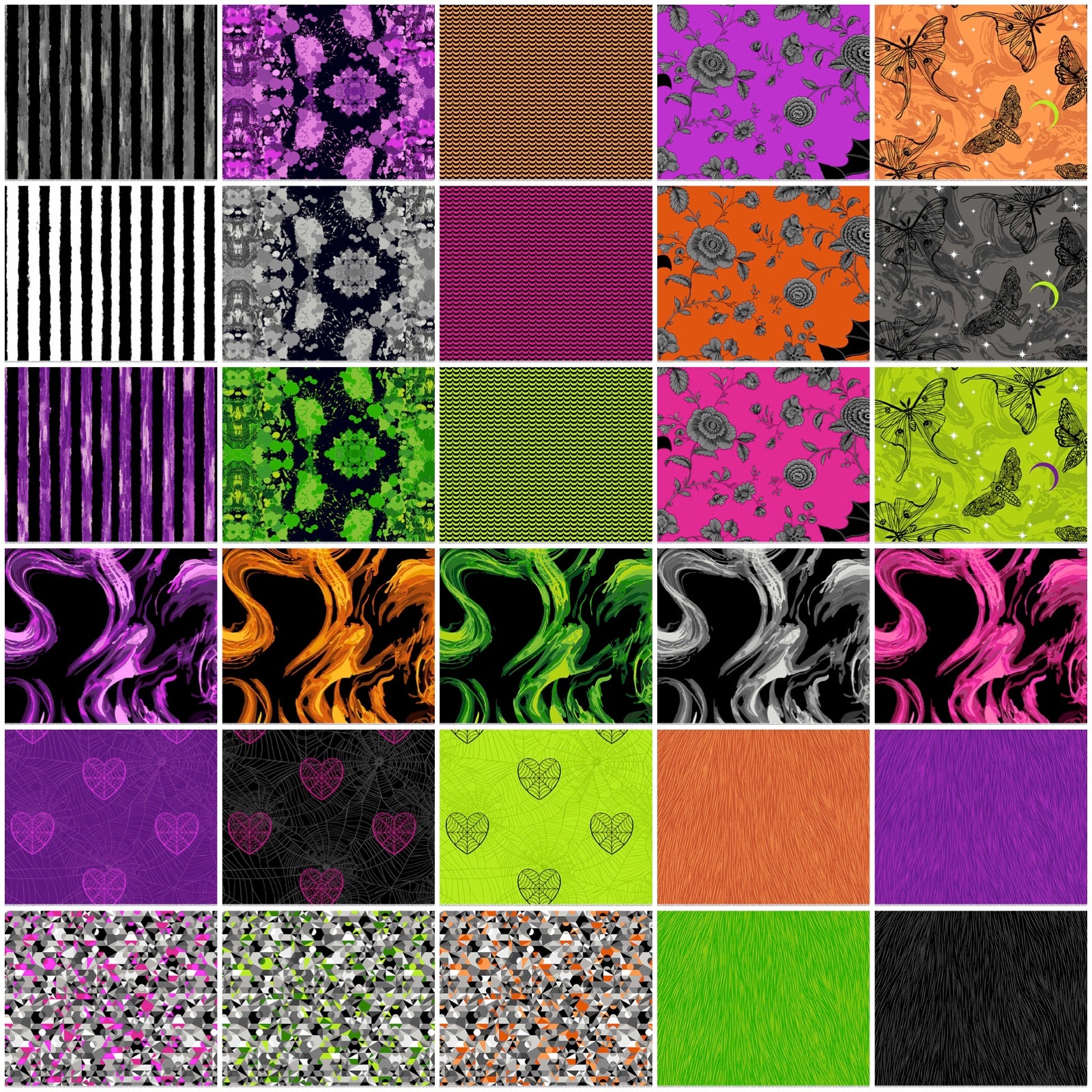 Phantasm by Libs Elliott Fat Quarter Bundle of 30 FQ.PHANTASM.X Bundle ...