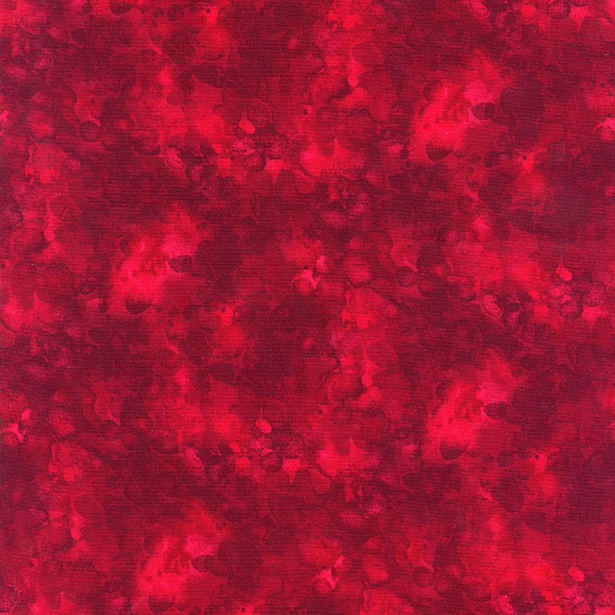 Solid-ish Watercolor Texture by Kimberly Einmo KIM-C6100-ROUGE Cotton ...