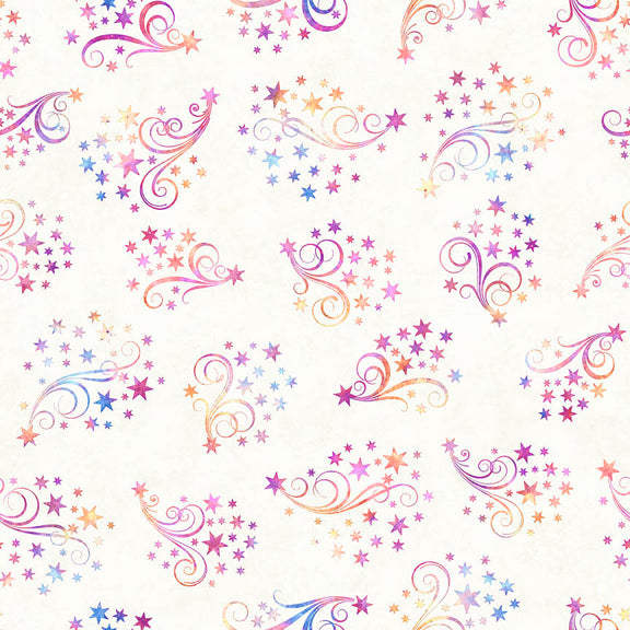 Lil' Wizards by Morris Creative Group Star & Scroll Cream 30554E Cotto ...