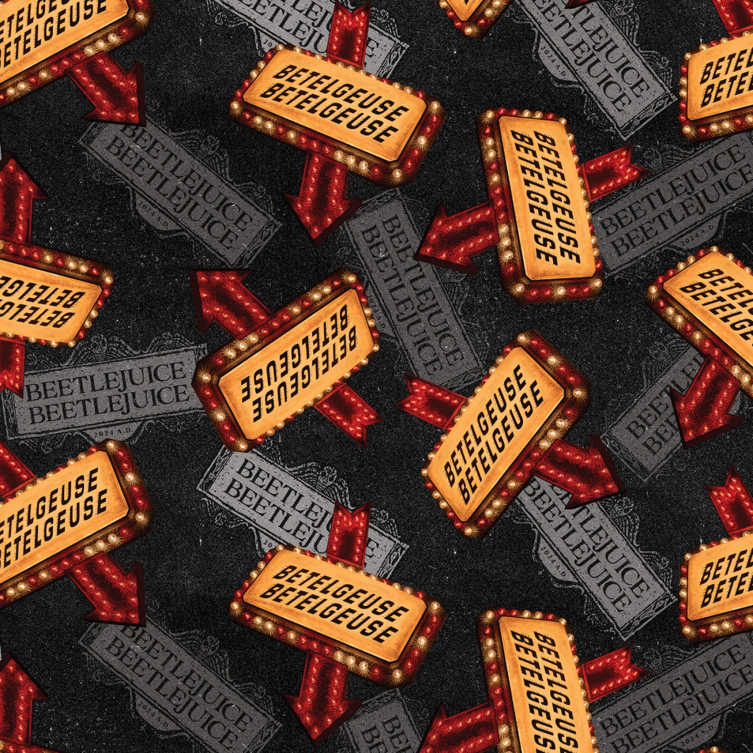 Licensed Beetlejuice The Movie Betelgeuse Sign and Logo 23340213-01 Co ...