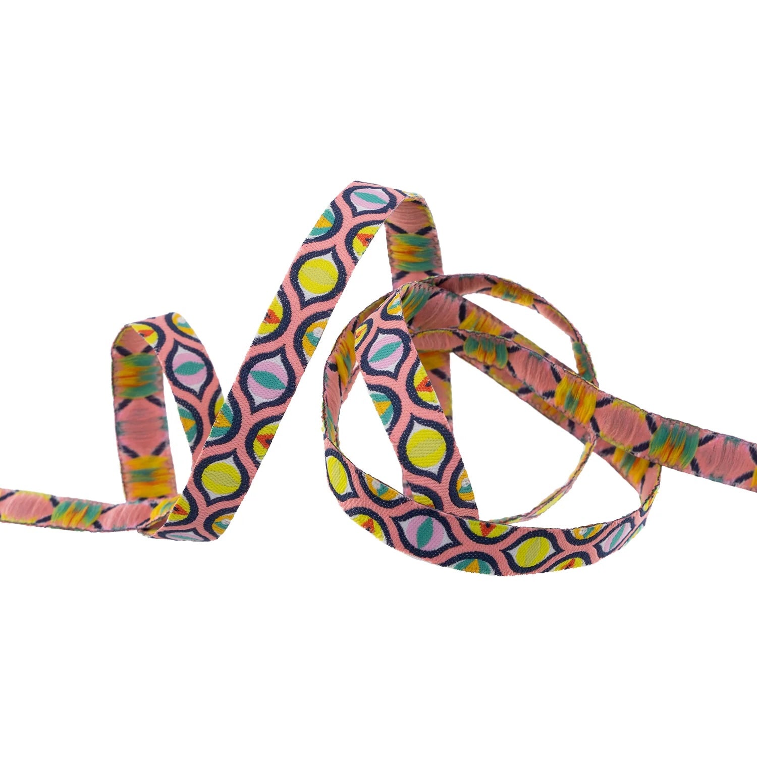 Tula Pink Tabby Road Ribbon 3/8" Ribbon Cat Eyes tk-115-10mm-col-1 Pri ...