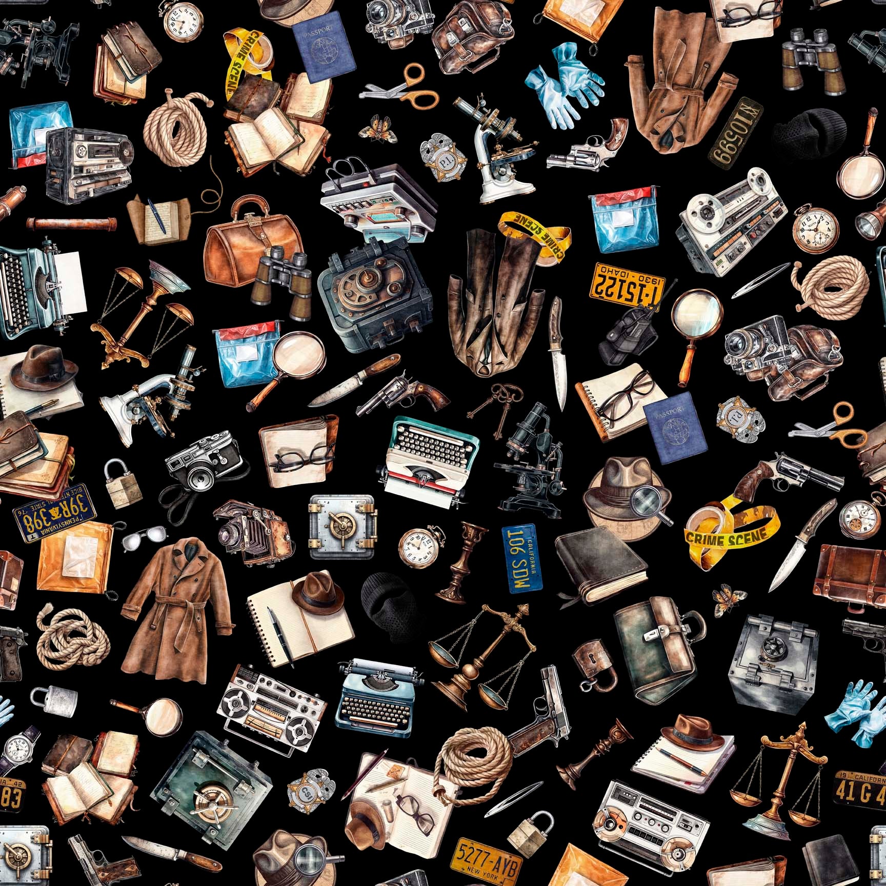 True Detective by Morris Creative Group Everything Detective Black 307 ...