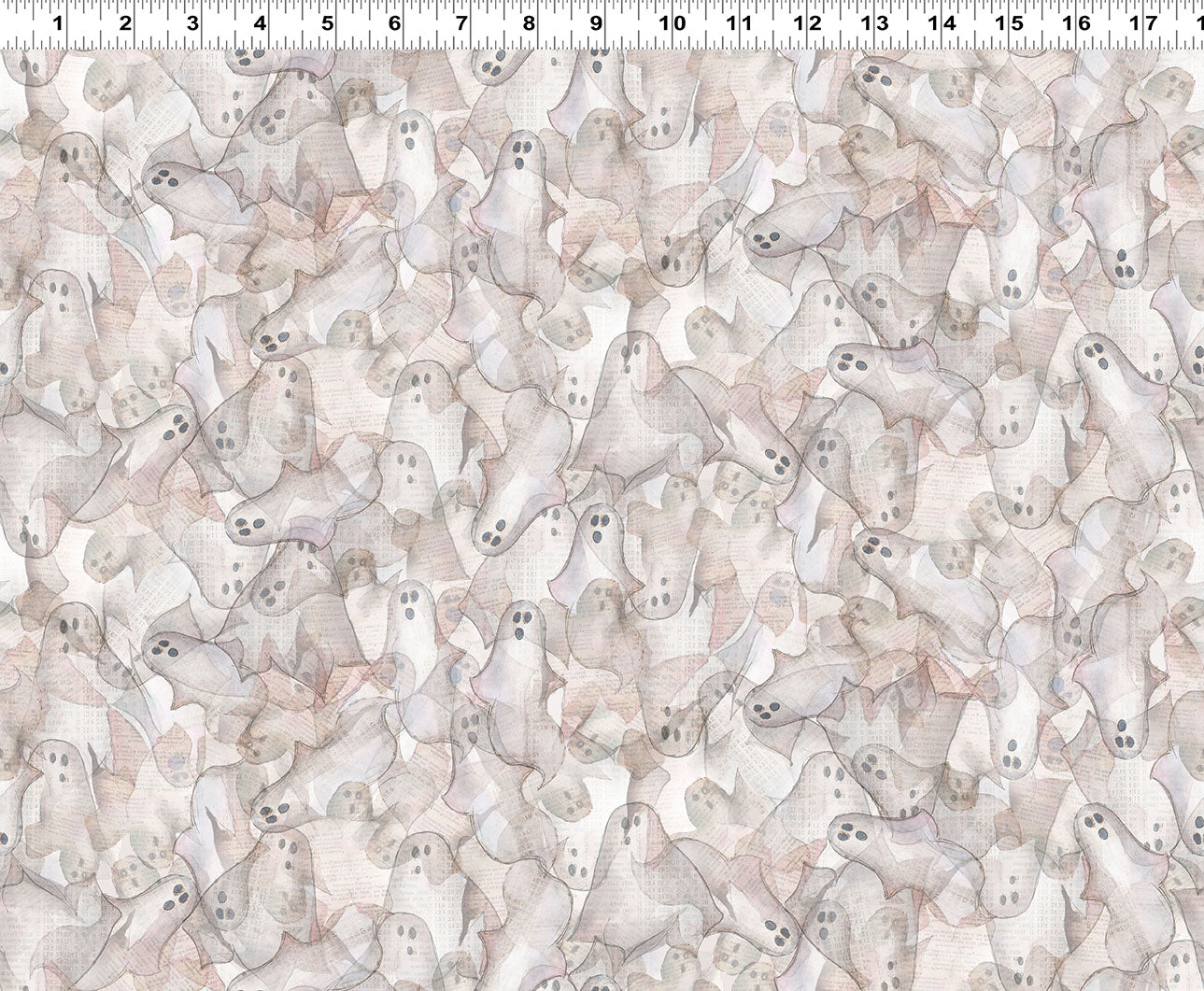 Faboolous Digital by Sue Zipkin Ghosts Light Khaki Y4478.11 Cotton Wov ...