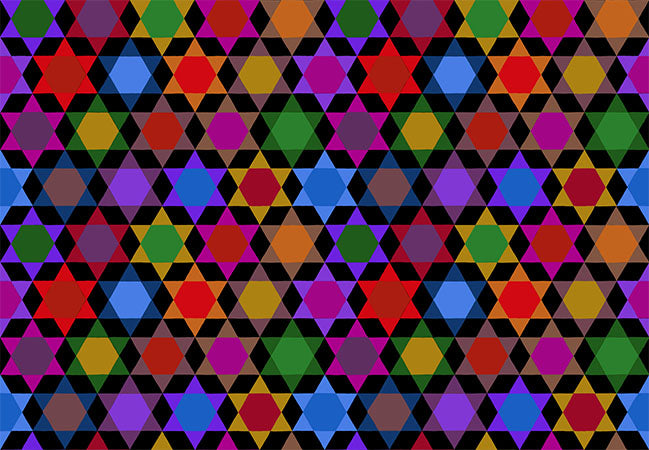 Piecework by Anna Maria Textiles Oh My Stars Mosaic AMT112-99L Cotton ...