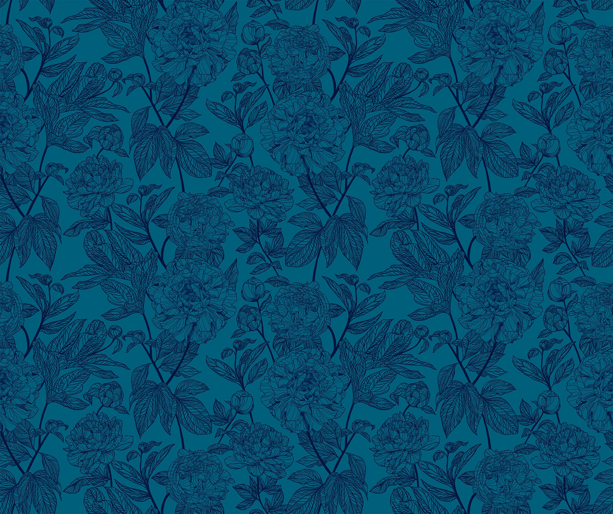 Indelible by Anna Maria Textiles Peony Ocean AMT1003-47L Cotton Woven – The Fabric Candy Shoppe