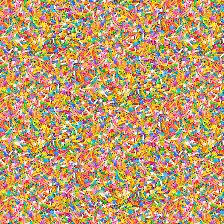 The Sweet Life Rainbow Sprinkles Multi CD3783-MULTI Cotton Woven Fabri ...