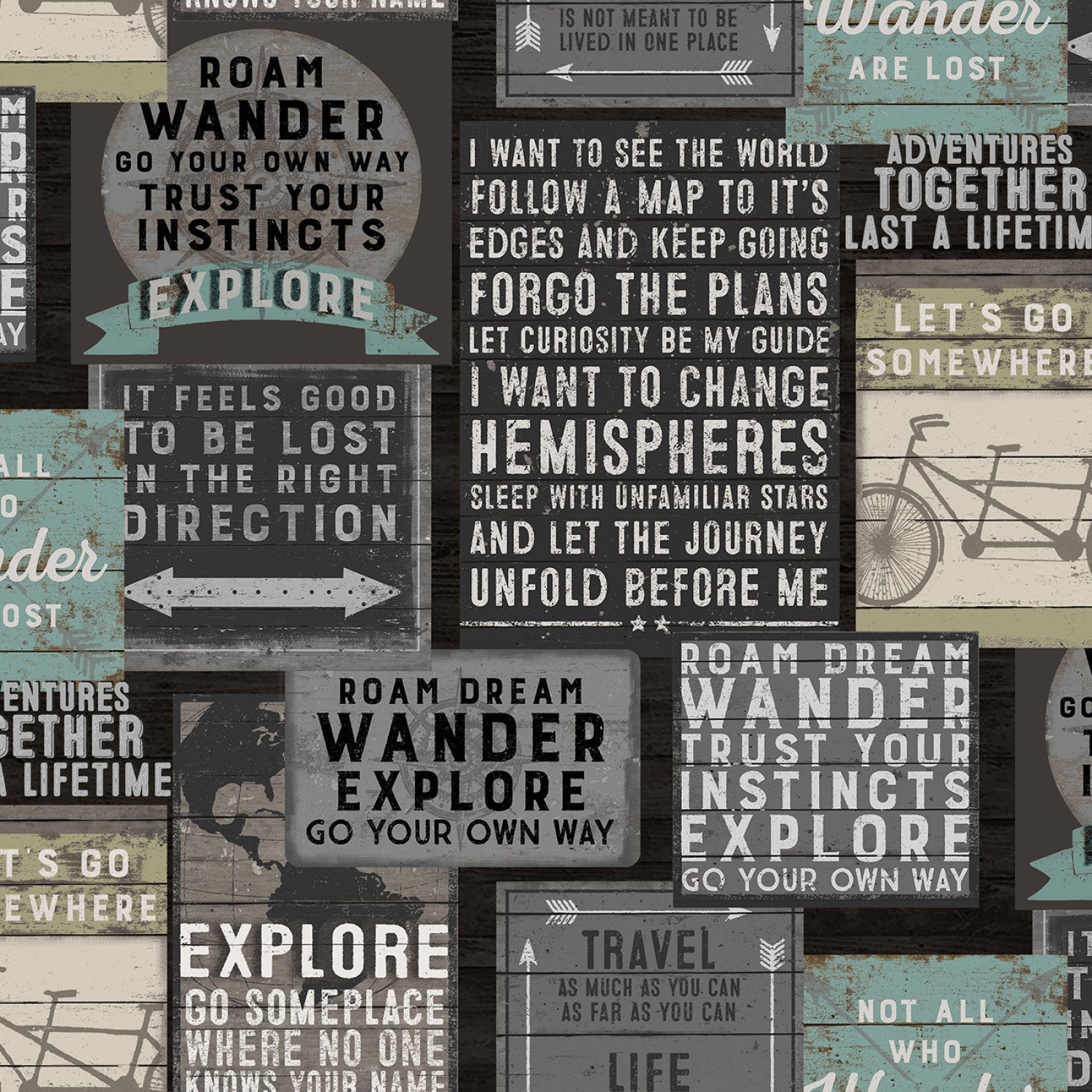Explore Digitally Printed by Dan DiPaolo Collection Signs Black Y4298 ...