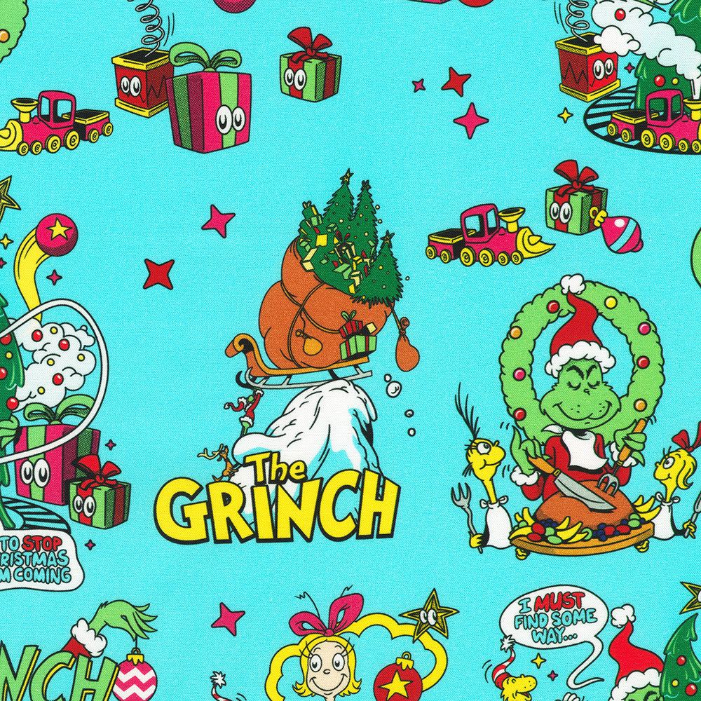 Licensed How the Grinch Stole Christmas by Dr. Seuss Enterprises Snow ...