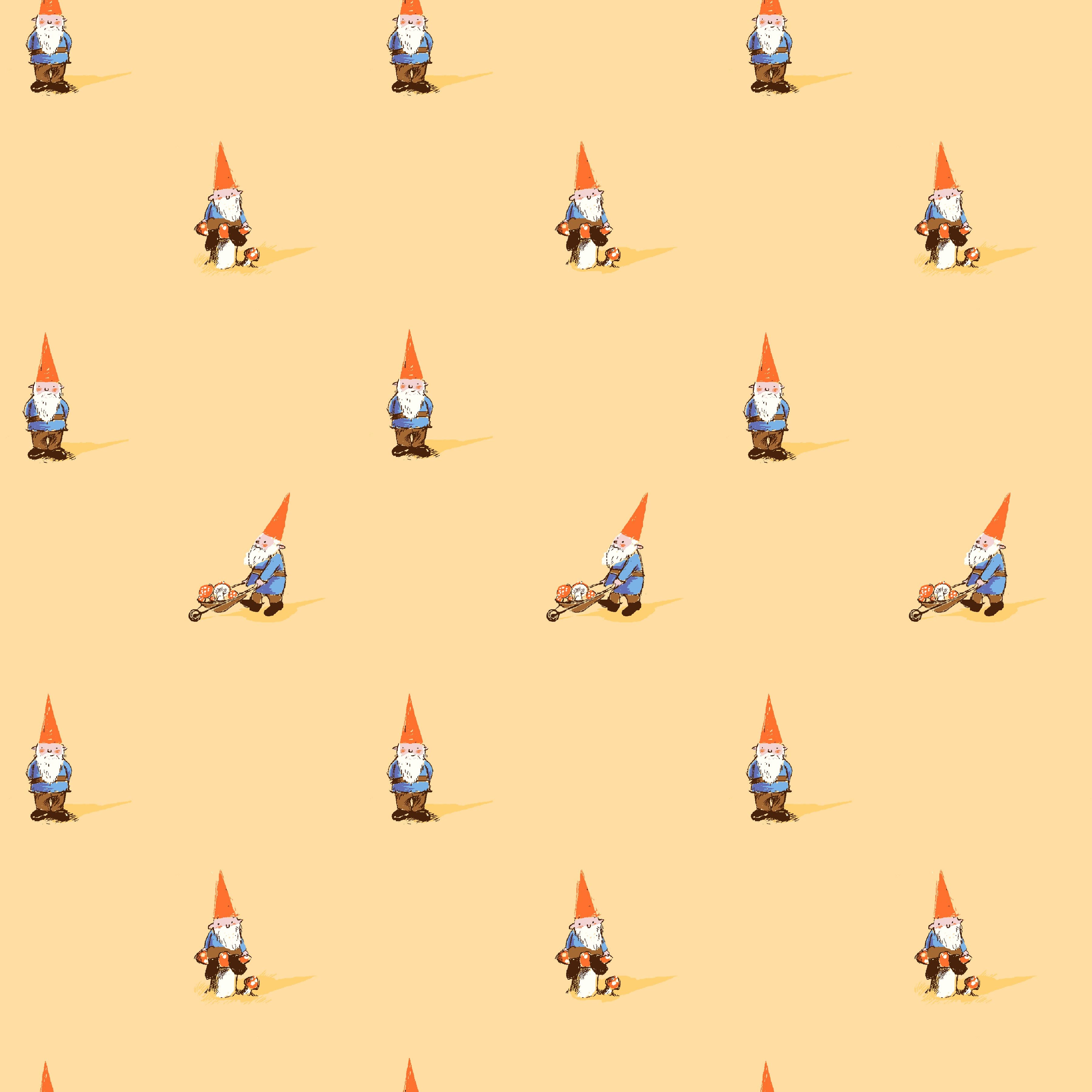 Preorder July 2026: Heather Ross Favorites Yellow Gnomes 54324D-2 by H ...