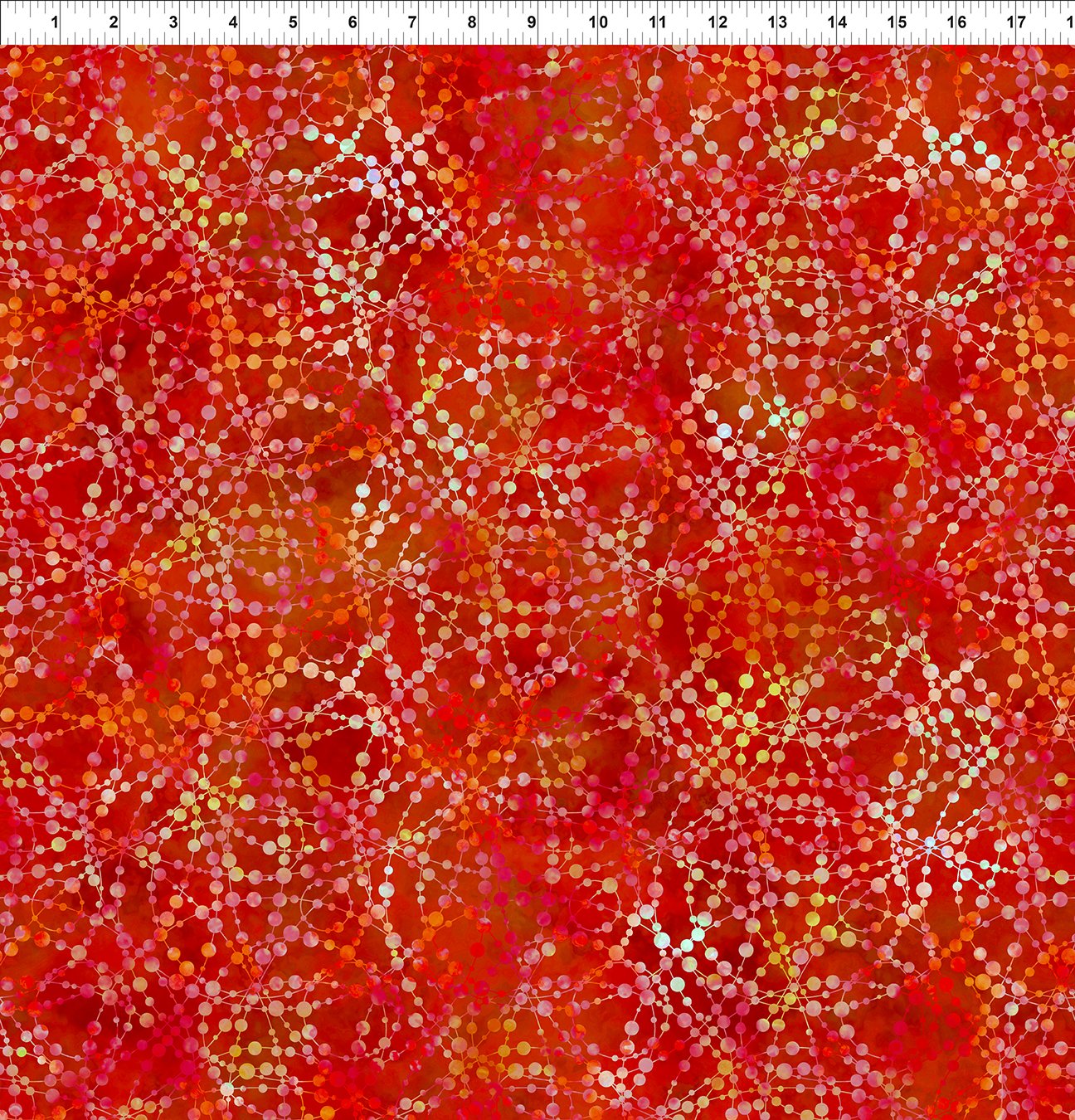Dazzle Bubbles Red 4JYP-1 Cotton Woven Fabric – The Fabric Candy Shoppe