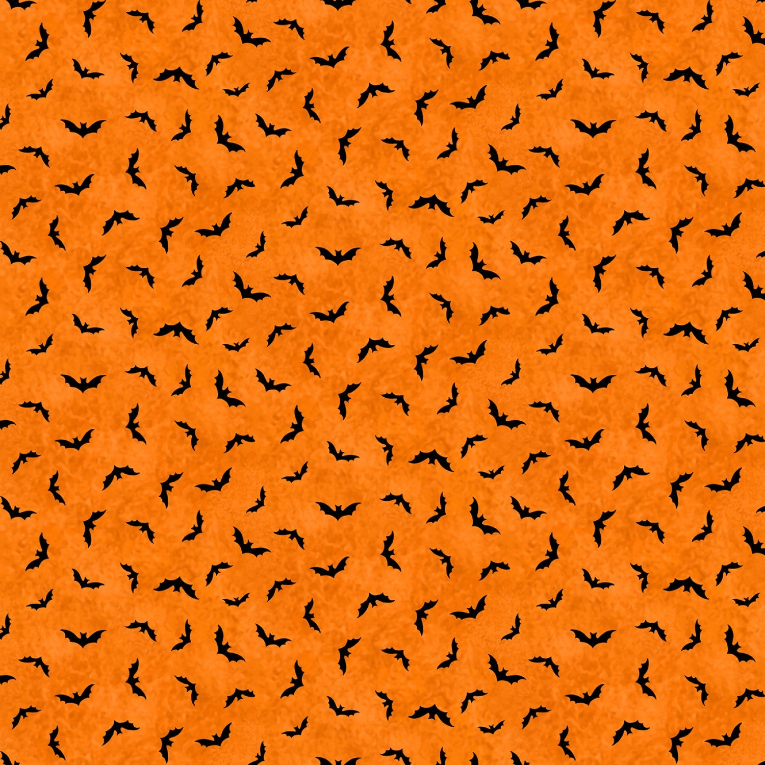 Trick or Treat Bats All Folks Orange DCX10332-ORAN Cotton Woven Fabric ...