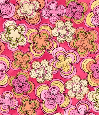 Aziza Spiral Floral in Pink 26694P Cotton Woven Fabric – The Fabric ...