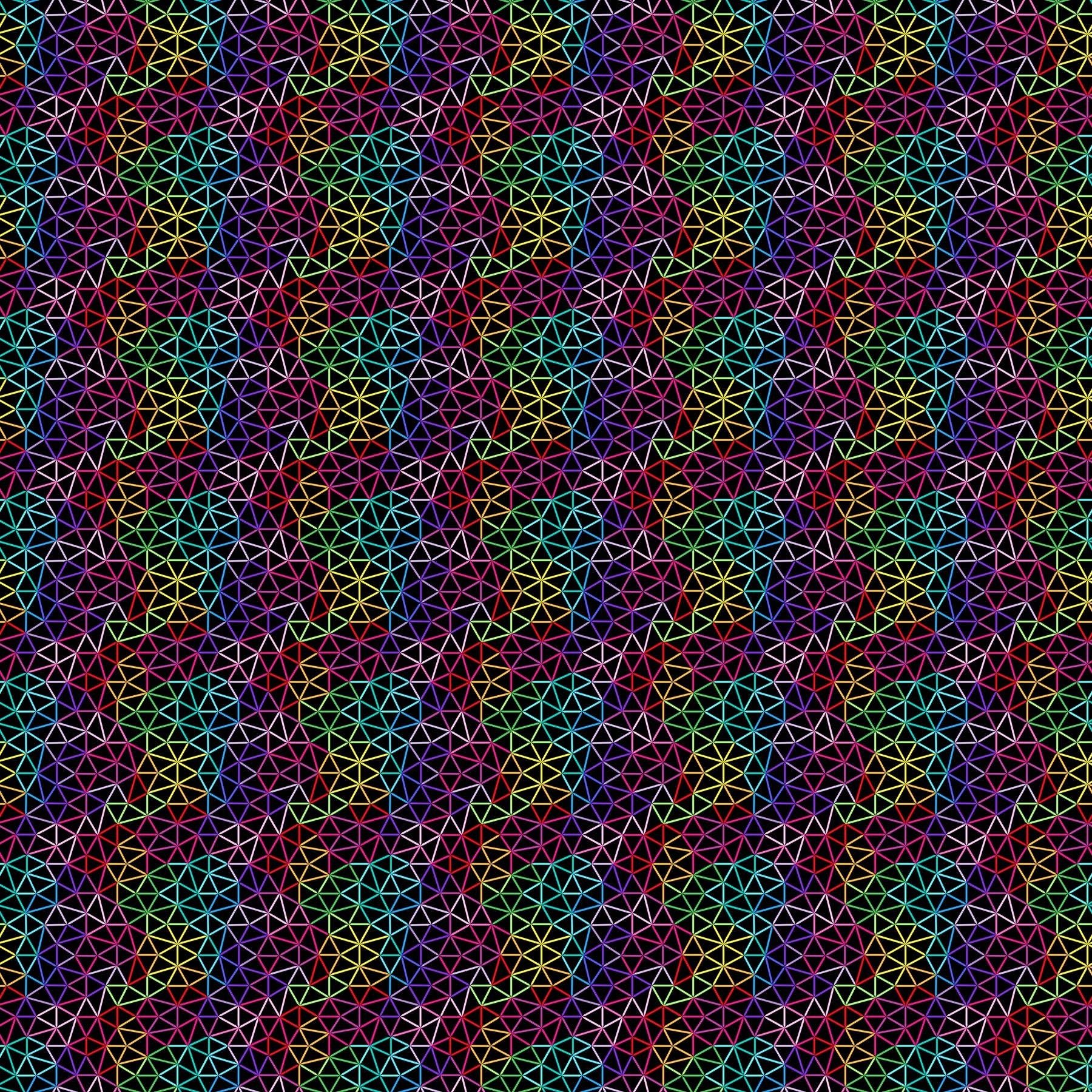 ZooMetrix by Deborah Edwards Multi Color Geo Lines Black 22414 99 Cott ...