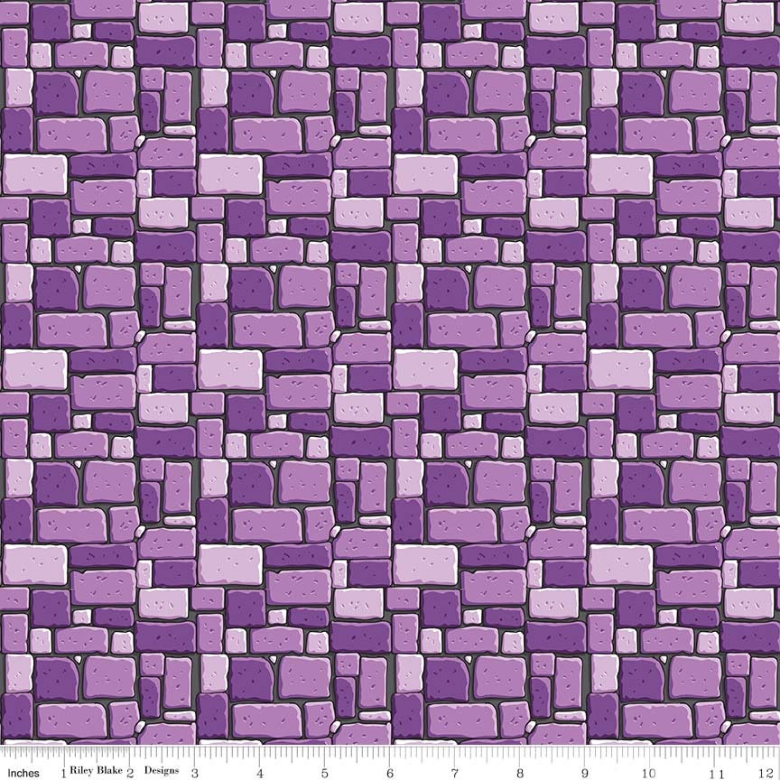 Dragons by Ben Byrd Rock Purple c7664-purple Cotton Woven Fabric – The Fabric Candy Shoppe