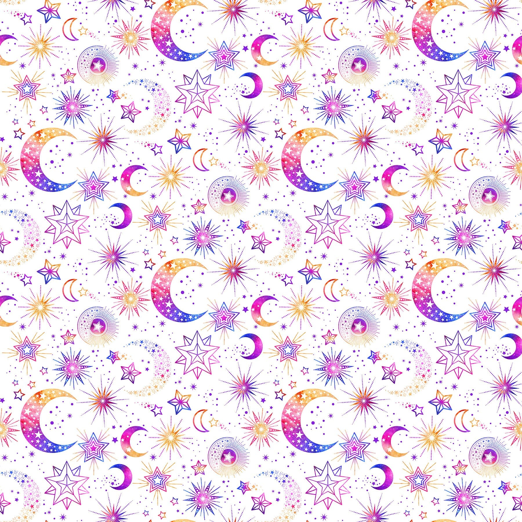 Cosmic Universe DP22718-87 Digitally Printed Cotton Woven Fabric – The ...