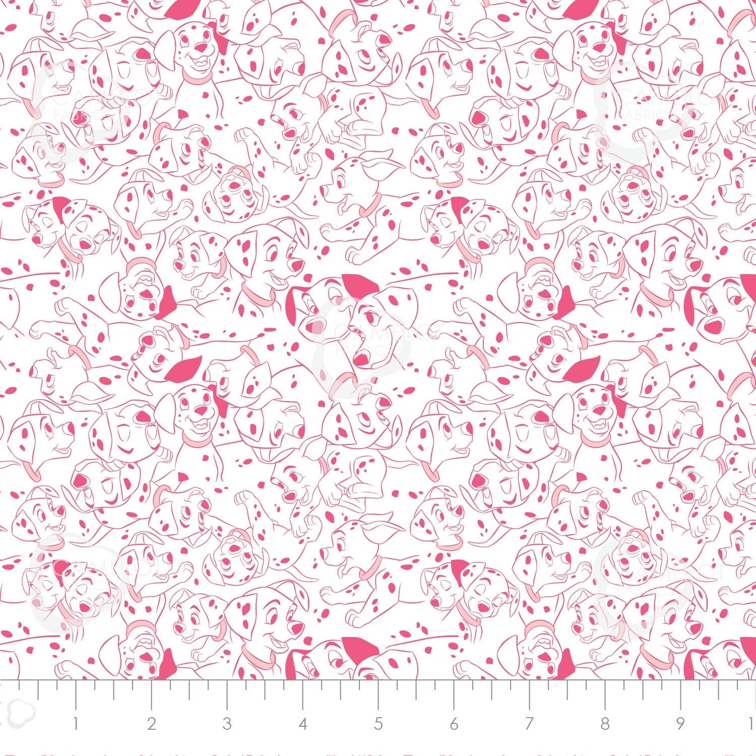 Licensed 101 Dalmatians Family Portraits Dalmation Dogs in Pink 850102 ...