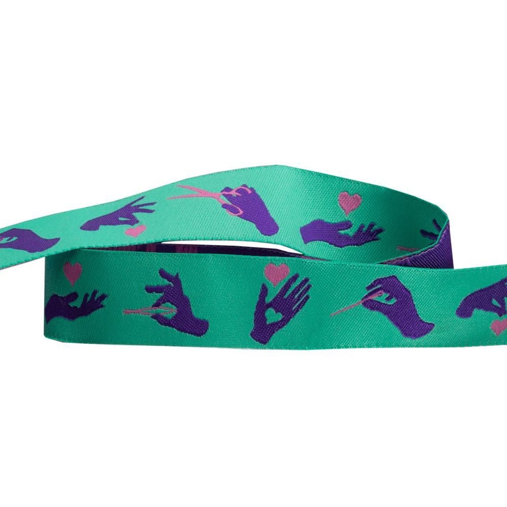 Tula Pink Homemade Ribbon Priced per Yard 7/8 Inch Busy Fingers Night ...