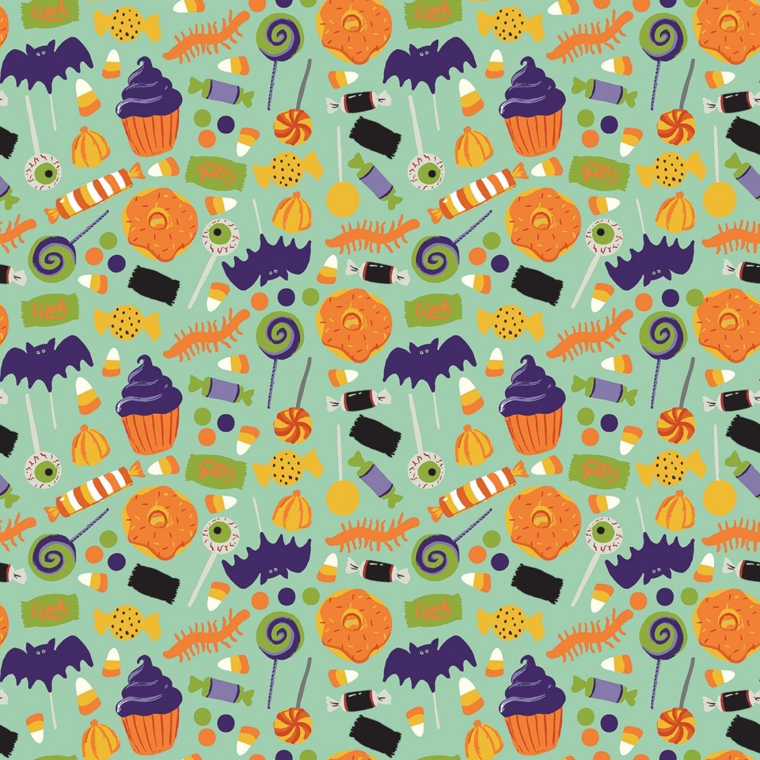 Hocus Pocus by Echo Park Main Mint C9490-MINT Cotton Woven Fabric – The ...