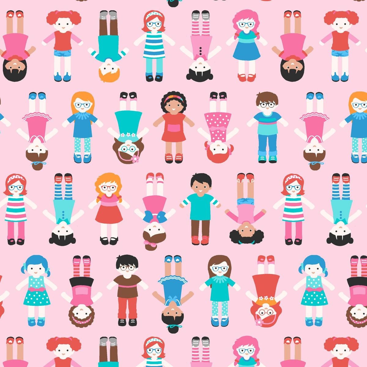 Sew Kind by Stitches by Charlotte World Children Pink 5223-22 Cotton W ...