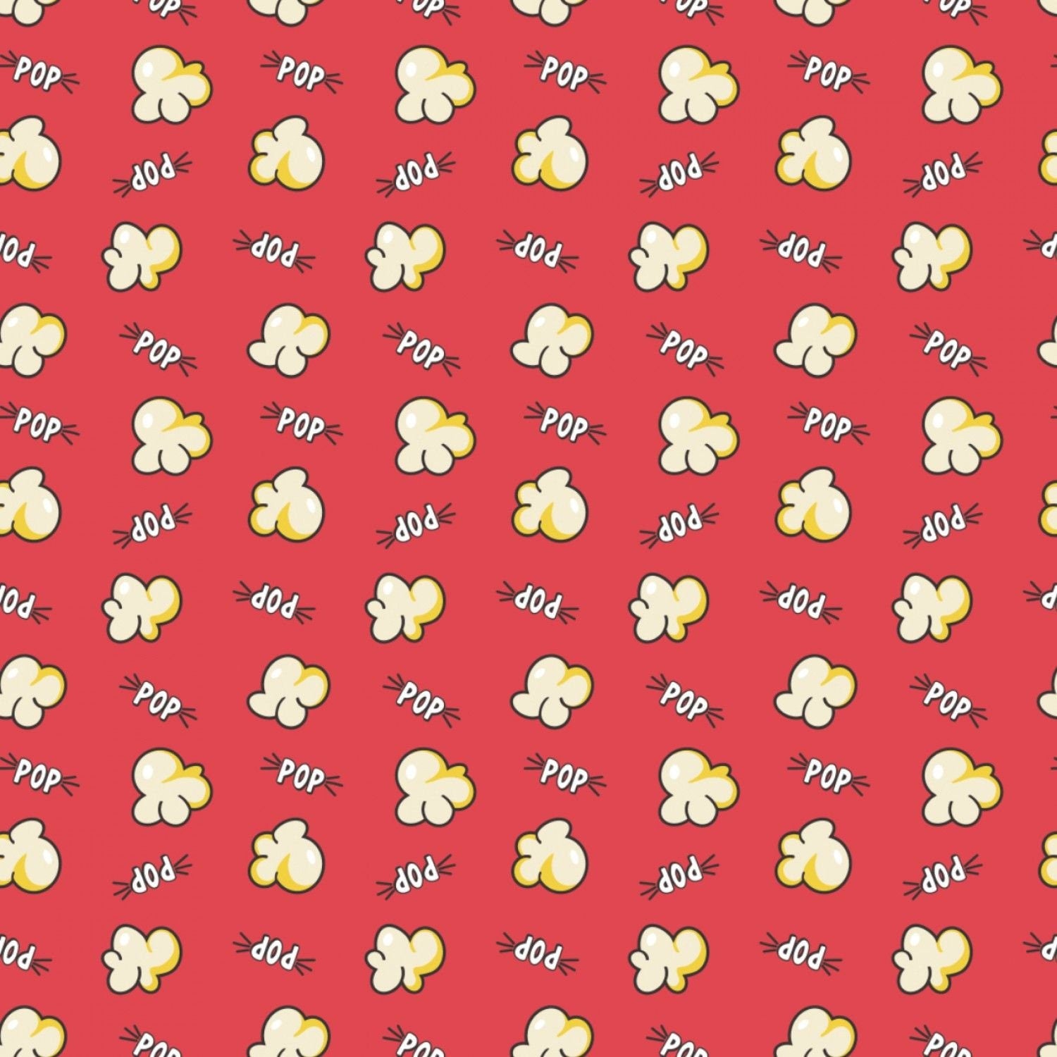 Pop by CDS Time to Pop Red 21192102-2 Cotton Woven Fabric – The Fabric ...