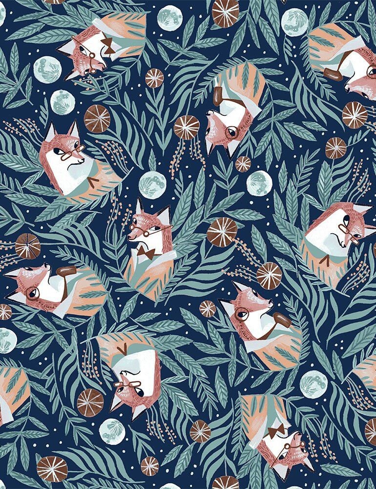 Starstuff by Rae Ritchie Foxy STELLA-SRR1855-MULTI Cotton Woven Fabric ...