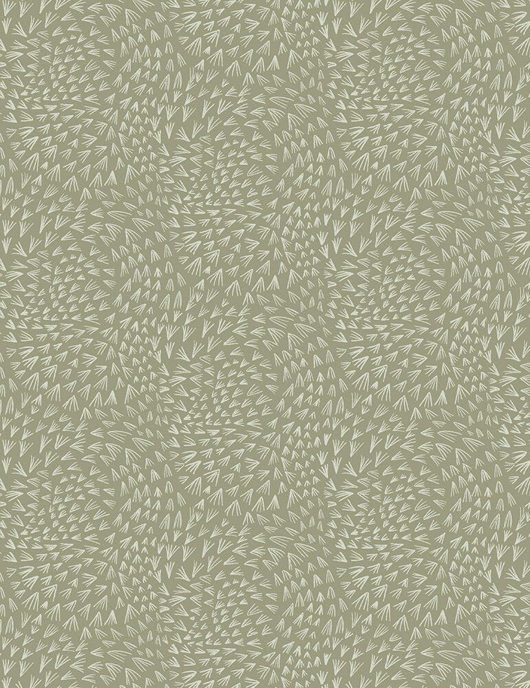 Mushroom City by Rae Ritchie Spores Laurel STELLA-DRR1933-LAUREL Cotto ...